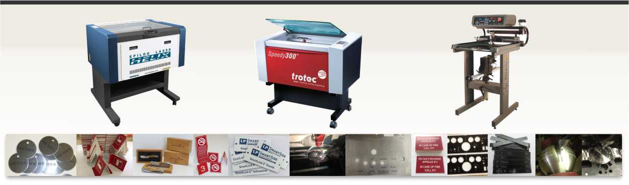 Montreal Signage and Engraving company, Signs, decals, laser engraving ...