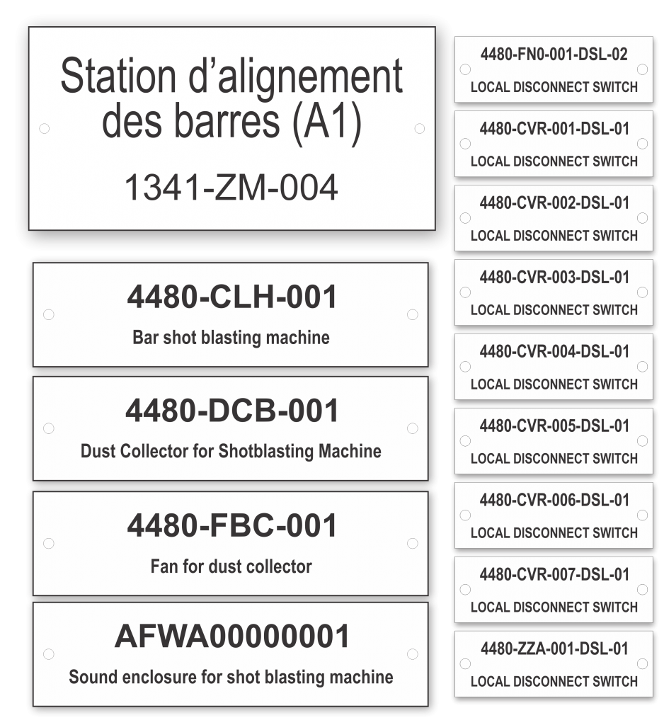 Lamacoids – Engravable Plastic – spcsigns.com